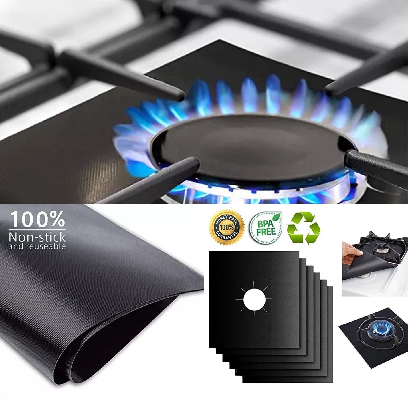 4pcs Gas Cooker Protector – Dasheki Home: Home and Garden